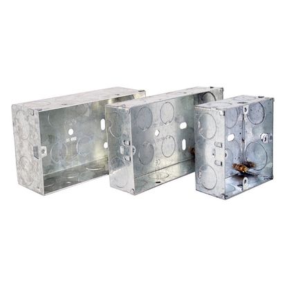 Steel Pattress Boxes | Wiring Accessories - Cronex
