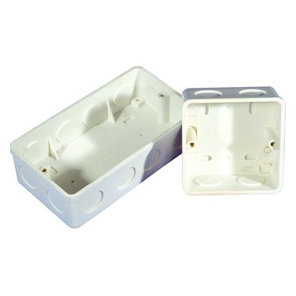 Flush Switch/Socket Boxes with Adjustable Lug | Wiring Accessories - Cronex